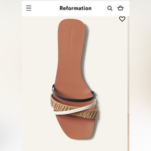 Reformation | Shoes | Reformation Katina Strappy Flat Sandals | Poshmark